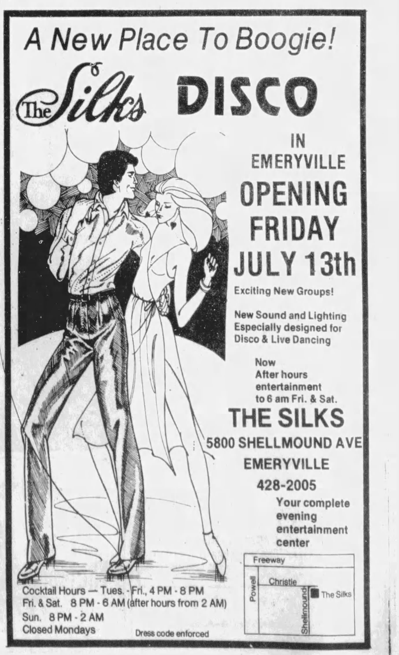 Emeryville Historical Society | Memories of The Silks Nightclub